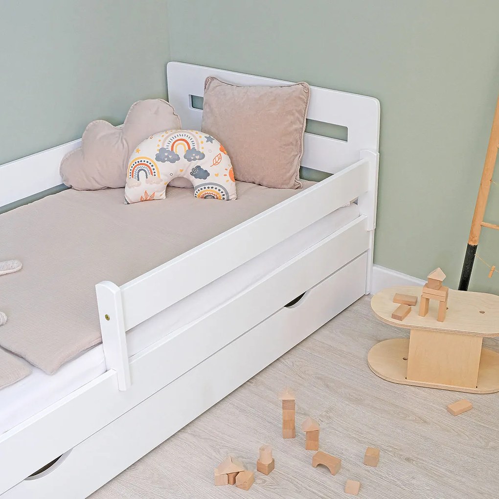 Ourbaby Tomi postel bez úložného prostoru 160x80 cm bílá