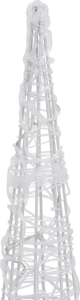 vidaXL Akrylový dekorativní světelný LED kužel 120 cm [329806] Barva: Studená bílá