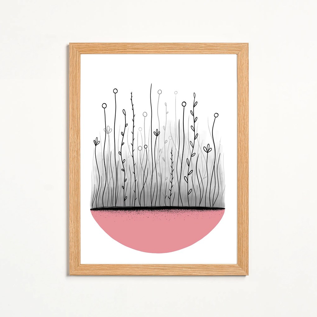 Iveta Fiddis Wiedermann | Louka Rám: Černý, Velikost: 40 x 30 cm