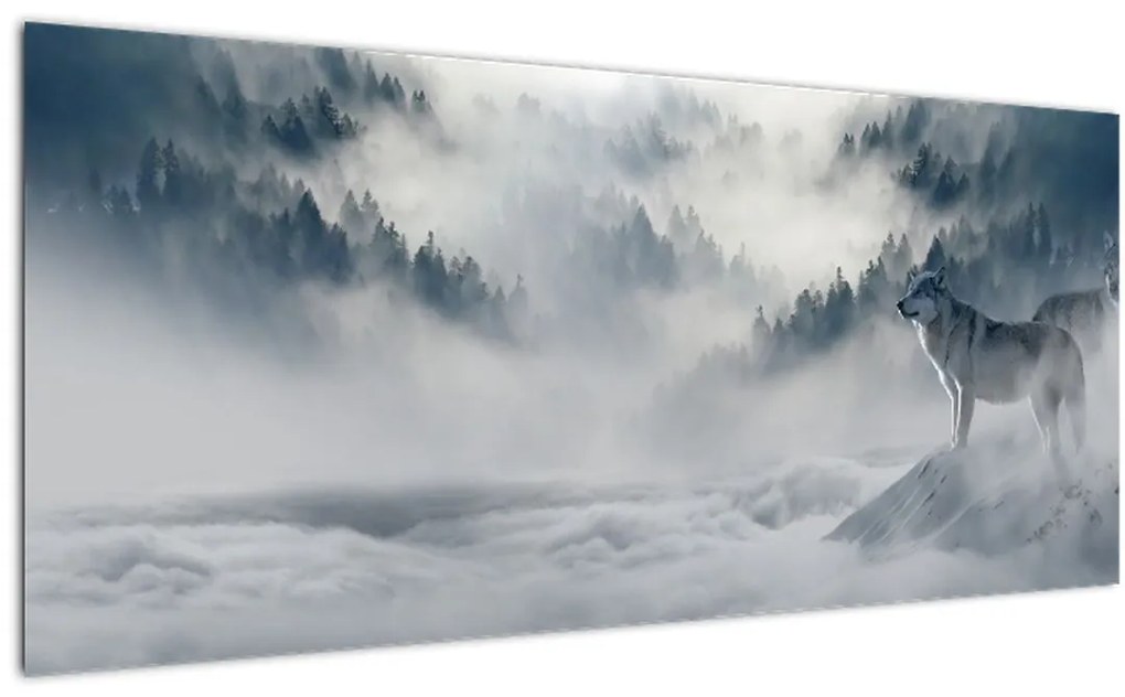 Obraz vlků (100x40 cm), 40 dalších rozměrů