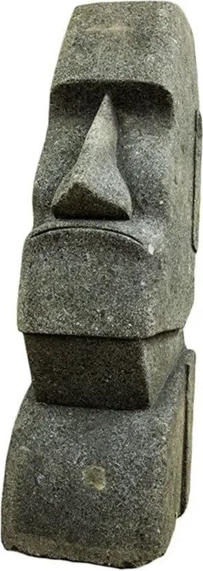 Ručně tesaná socha Moai