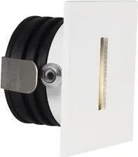 NV 8090801 Venkovní zapuštěné svítidlo do zdi PASSAGGIO bílý hliník LED 1W 3000K 3V IP54 délka kabelu 1.80m použijte driver 9020170 - NOVA LUCE