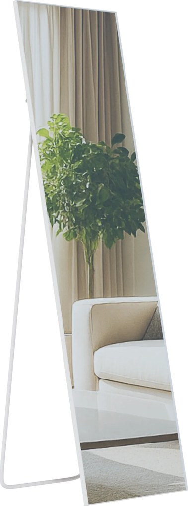 Zrcadlo Benicia 140x40 cm – bílá matná