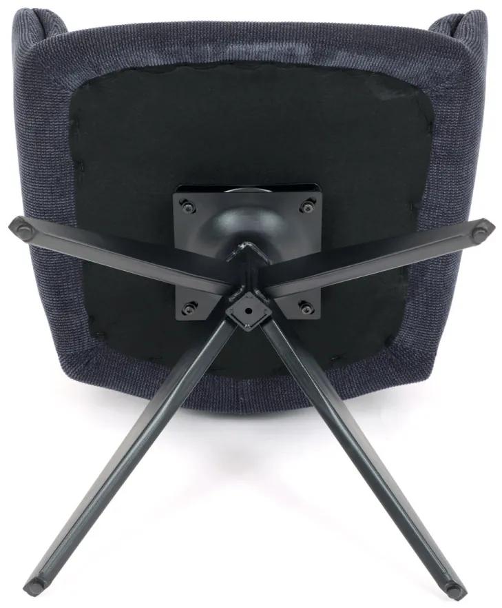 Autronic Otočná jídelní židle HC-993 BLUE2