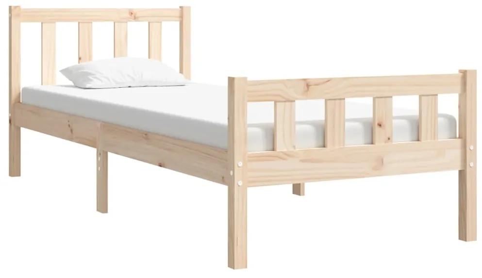 Rám postele masivní dřevo 75 x 190 cm Small Single - Default Title