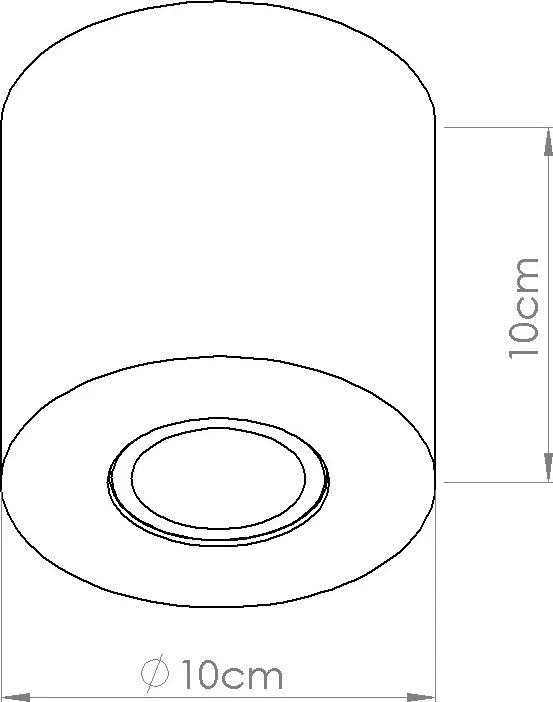 Stropní svítidlo Orbis, 1x olivově zelené betonové stínítko