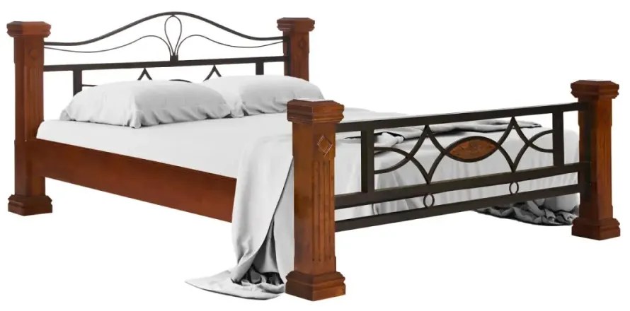 furniture-nabytek.cz - Postel Byzantia 200x200 hnědá