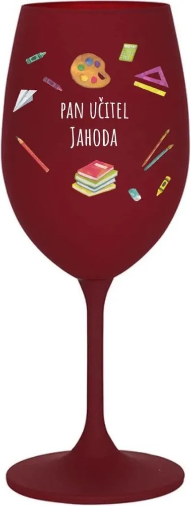 Personalizovaná sklenice pro paní učitelku/pana učitele (pomůcky)