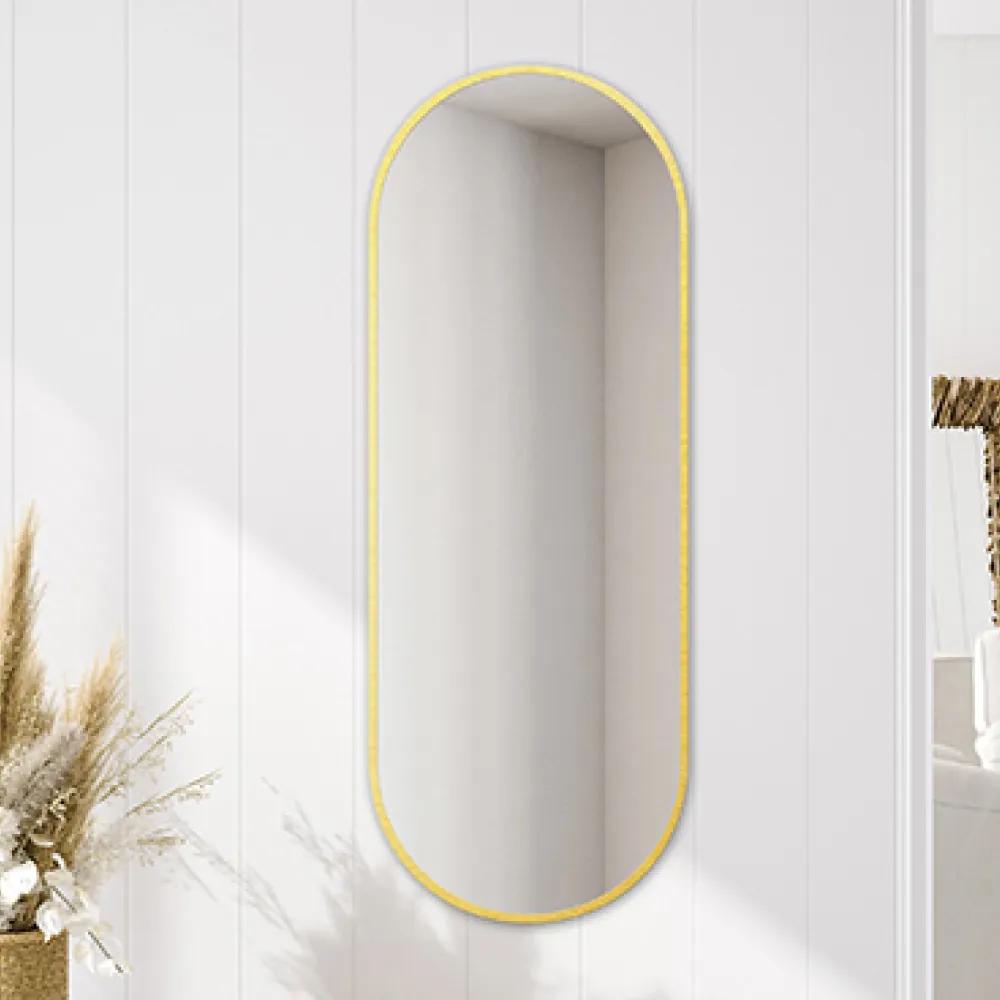 Zrcadlo Zeta SLIM Gold Rozměr: 40 x 100 cm