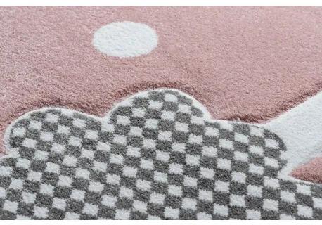 koberec PETIT DOLLY OVEČKA, růžový velikost 200x290 cm | krásné koberce cz