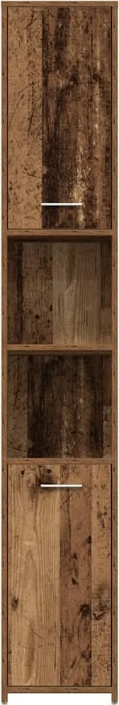 3dílná koupelnová sestava old wood kompozitní dřevo 3328561