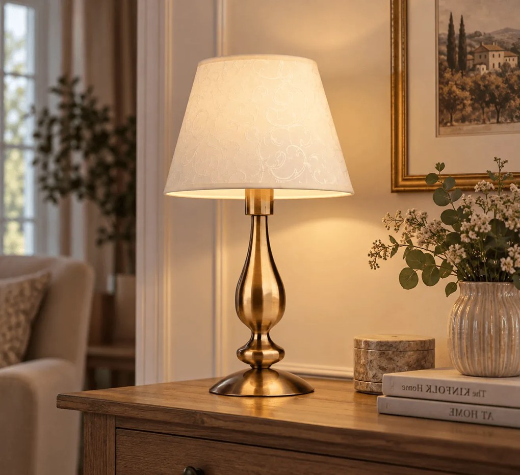 Světla a lustry REDO GROUP Rustikální stolní lampa FABIOLA 02-713