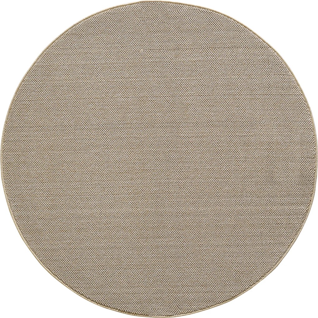 Ayyildiz, Kusový koberec Loom 4300 Beige kruh, 160x160 (průměr) kruh, béžová, obývací pokoj