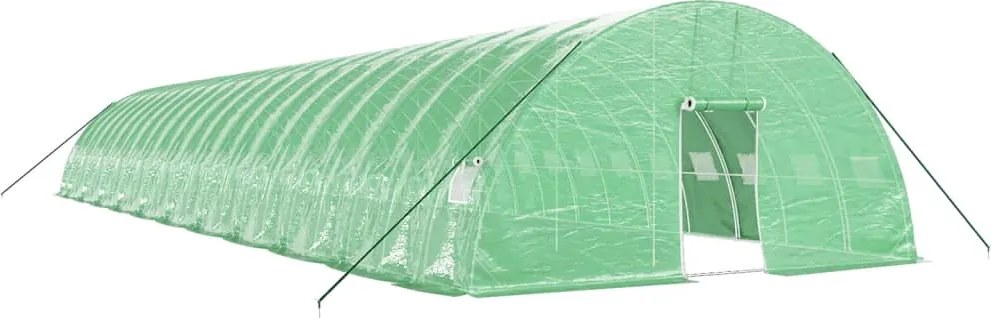 Skleník s ocelovým rámem zelený 132 m² 22 x 6 x 2,85 m 3188114