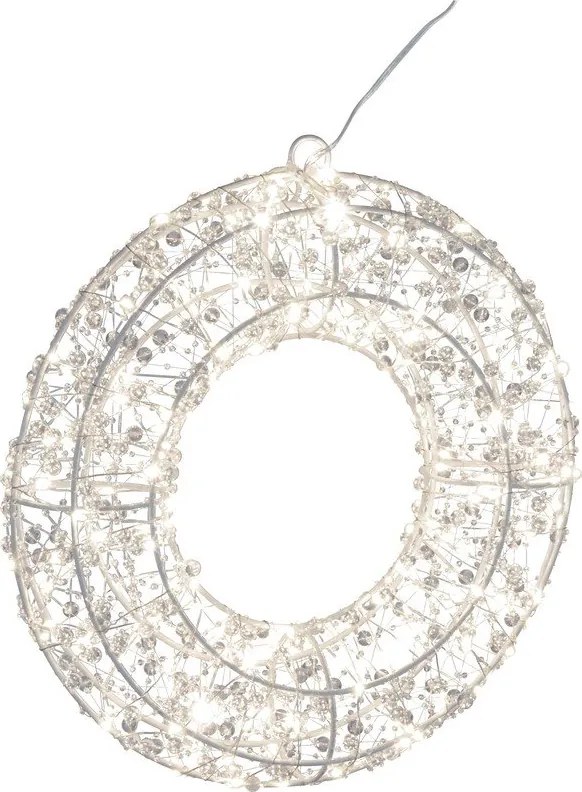 Svítící věnec ø 28 cm Ellary – Bizzotto