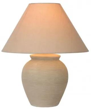 LUCIDE RAMZI Table Lamp E27 H42cm Cream, stolní lampa