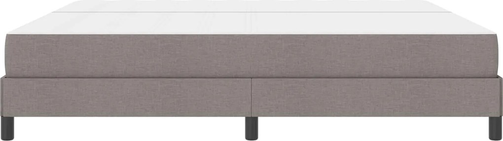 Postel s boxspringem Taupe 200 x 200 cm textil 3398518