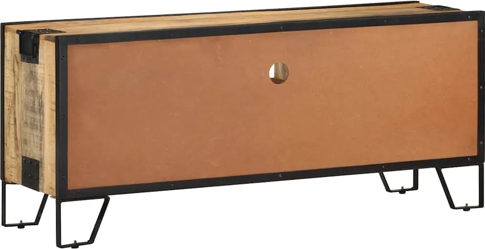 TV stolek 110 x 31 x 46 cm hrubé mangovníkové dřevo 328284