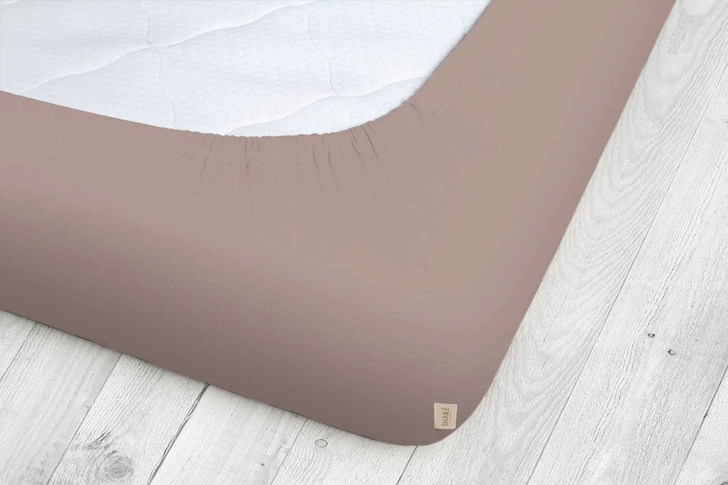 Jersey prostěradlo - new collection starorůžové na výšku matrace do 20 cm Velikost: 90 x 220