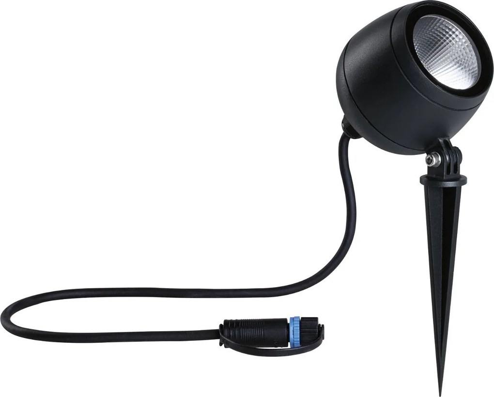 P 94775 Plug & Shine LED bodové zahradní světlo Kikolo IP65 3000K 7,2W antracit - PAULMANN
