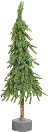 UK Plastový stromek zelený na podstavci 20x20x60 cm