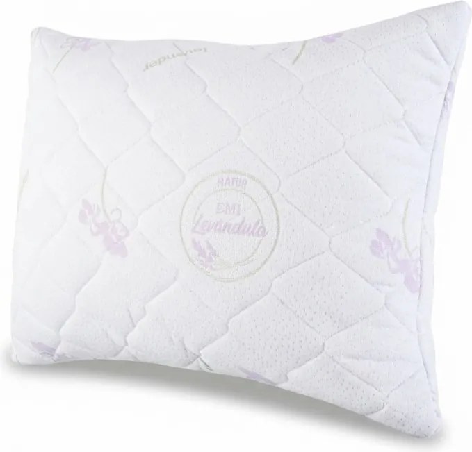 Polštář prošívaný antialergický 50 x 70 cm Lavender EMI 1+1 ZDARMA