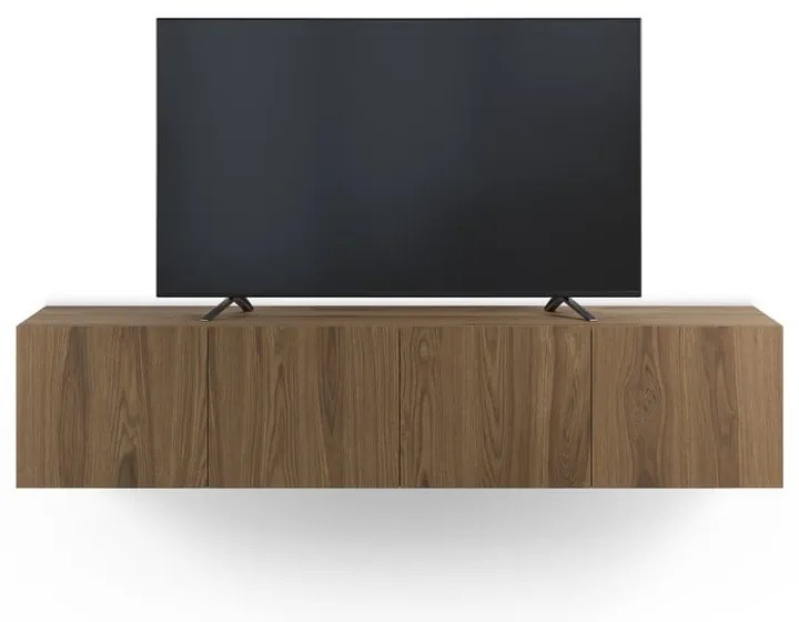 TV stolek v dekoru dubu v přírodní barvě 180x38x35 cm Daroca – Marckeric