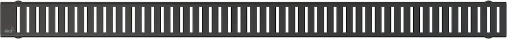 Rošt Alcaplast 105 cm nerez černá mat zebra PURE-1050BLACK