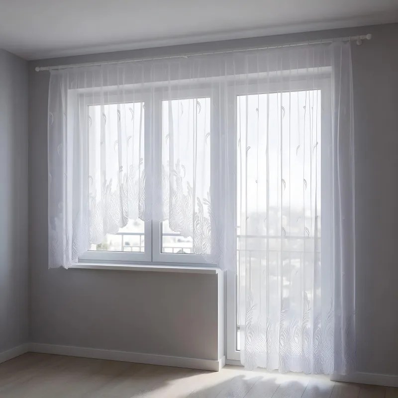 Ervi Balkonový komplet záclon - Ella - 4648