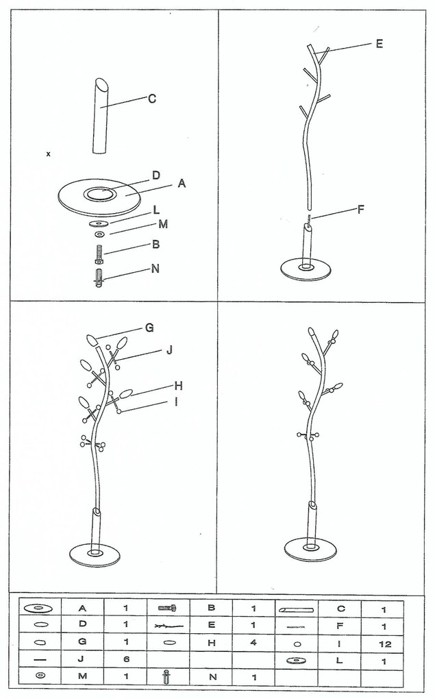 Kondela Věšák, černá, SADIK NEW