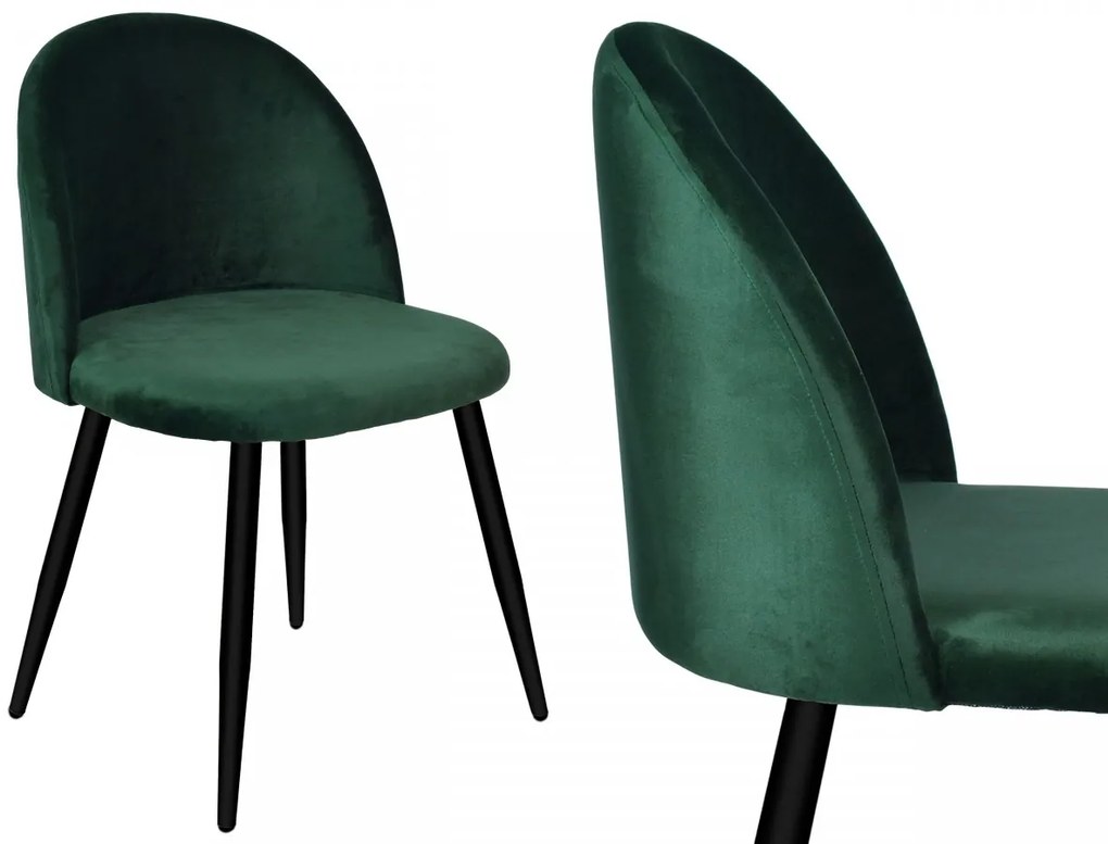 Židle SOUL VELVET zelený