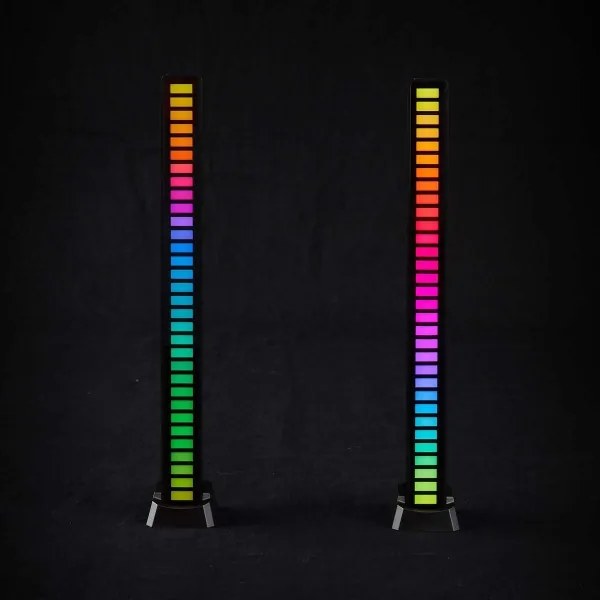 Nedis GALDP110BK - SADA 2x LED RGB Nabíjecí stolní lampa LED/250 mAh