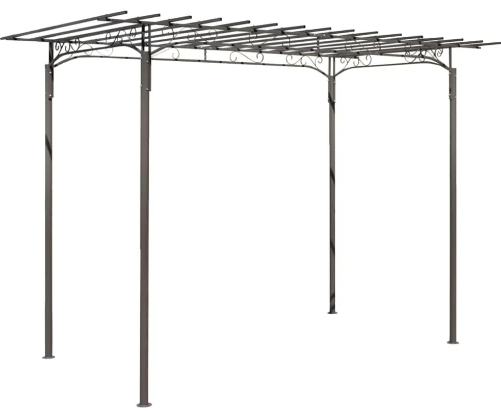vidaXL Zahradní ocelový oblouk na růže