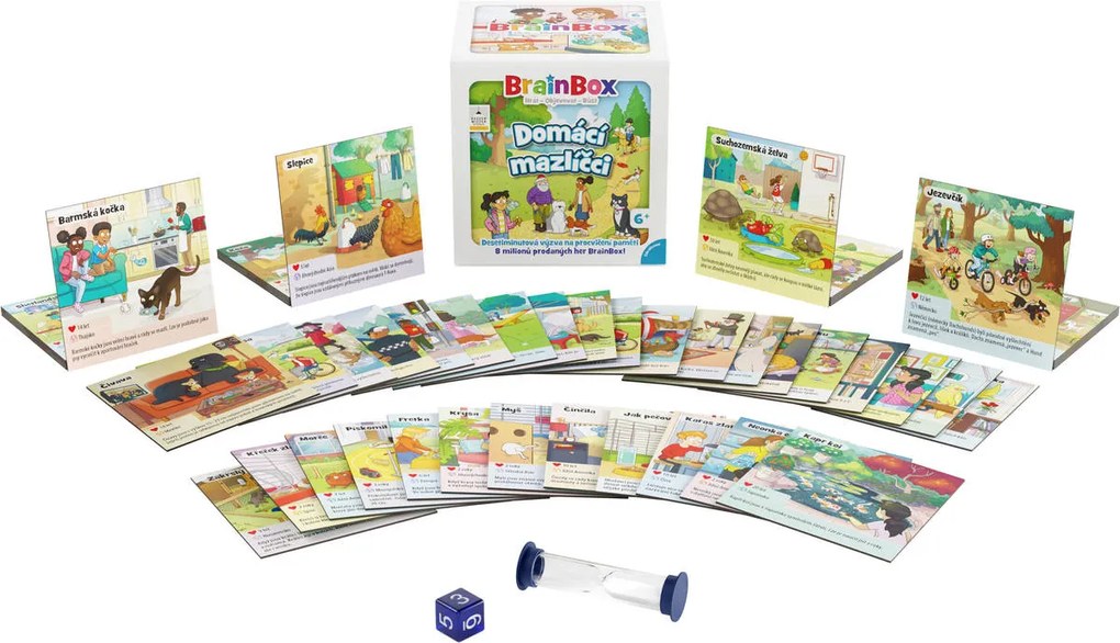 ASMODEE BRAINBOX HRA Domácí mazlíčci *SPOLEČENSKÉ HRY* asbrbn13cz