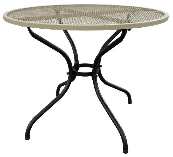 Unikov Zahradní stůl Tako 105 kulatý Barva nátěru: Černá - RAL 9005 - Bílá - RAL 9016