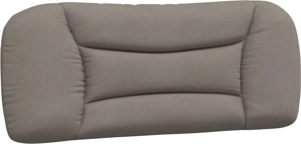 Postel s matrací Hvar taupe 100 x 200 cm textil 3208517