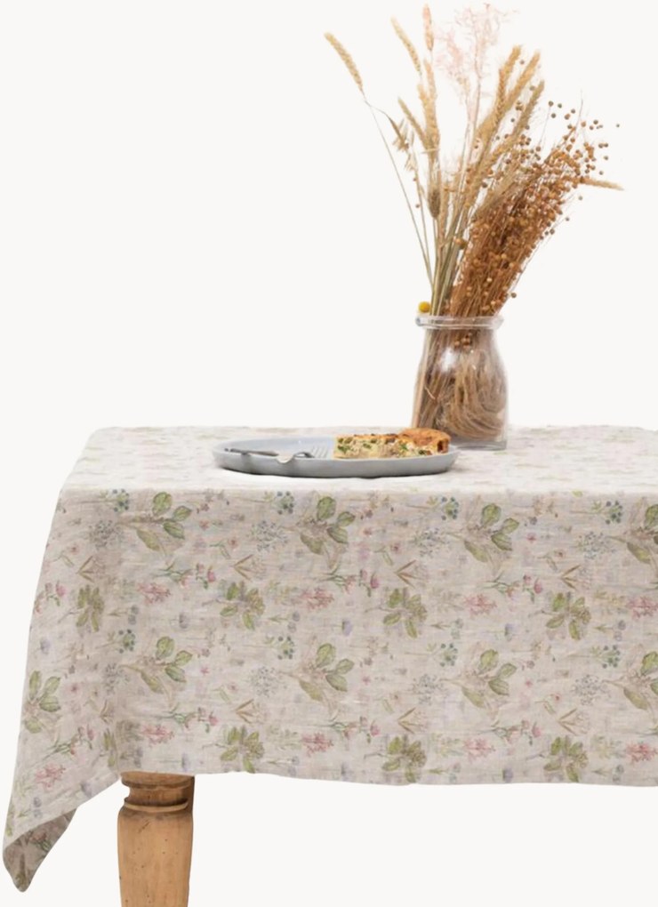 Ručně vyrobený lněný ubrus Botany