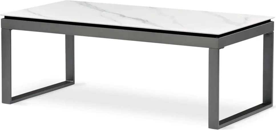 Konferenční stolek AHG-284 WT, slinutá keramika, mramor (121 x 61) cm