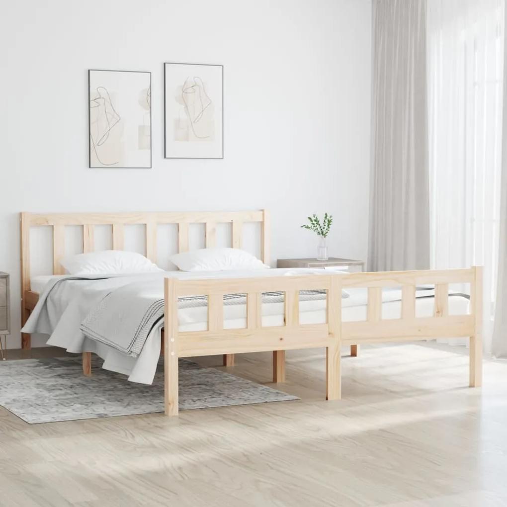 Rám postele masivní dřevo 120 x 190 cm Small Double,  810649