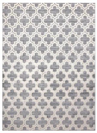 koberec CORE W6764 vzor Marocký jetel Strukturální, dvě úrovně roun velikost 140x190 cm | krásné koberce cz