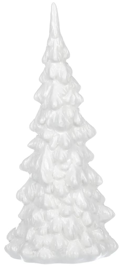 Stromek keramický, na čajovou svíčku.Bílá barva ALA1184