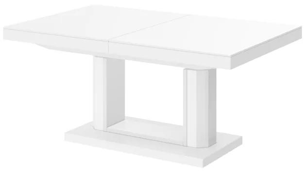 Konferenční stolek QUADRO LUX (bílá lesk)