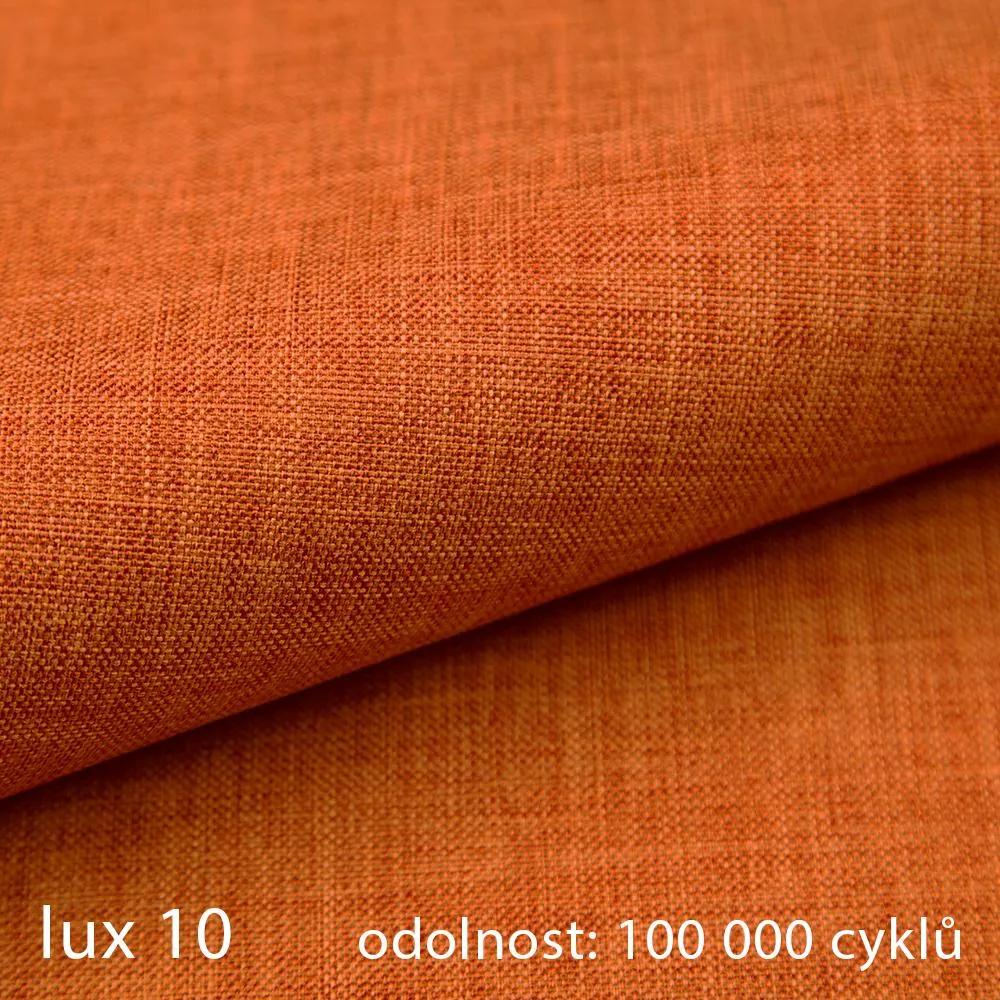 Sedací souprava SLIM Lux | 215x164 | rozkládací + úložný prostor | 10 oranžová | LEVÁ i PRAVÁ