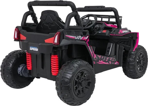 Elektrické terénní autíčko UTV LIFT růžové