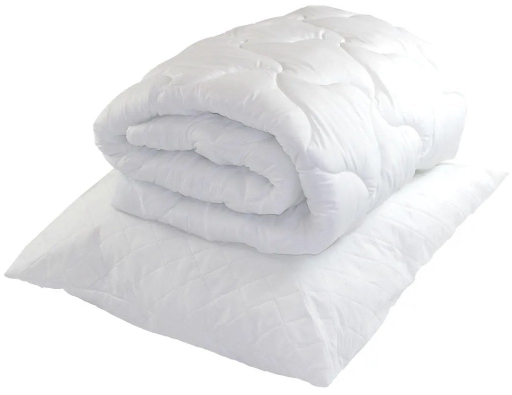 TOP Set prošívaného polštáře a přikrývky 70x90 140x200 Duté vlákno Antialergenní