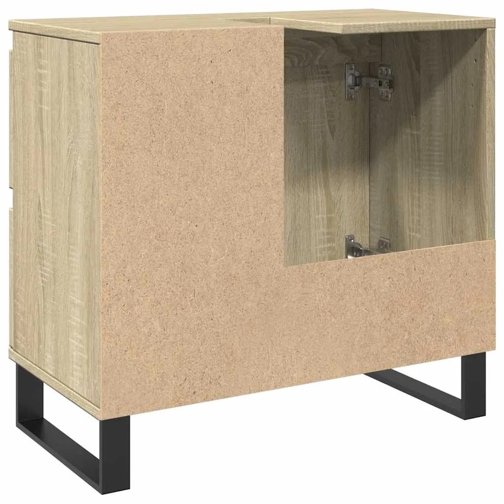 Koupelnová Skříňka 65 X 33 X 60 Cm Kompozitní Dřevo