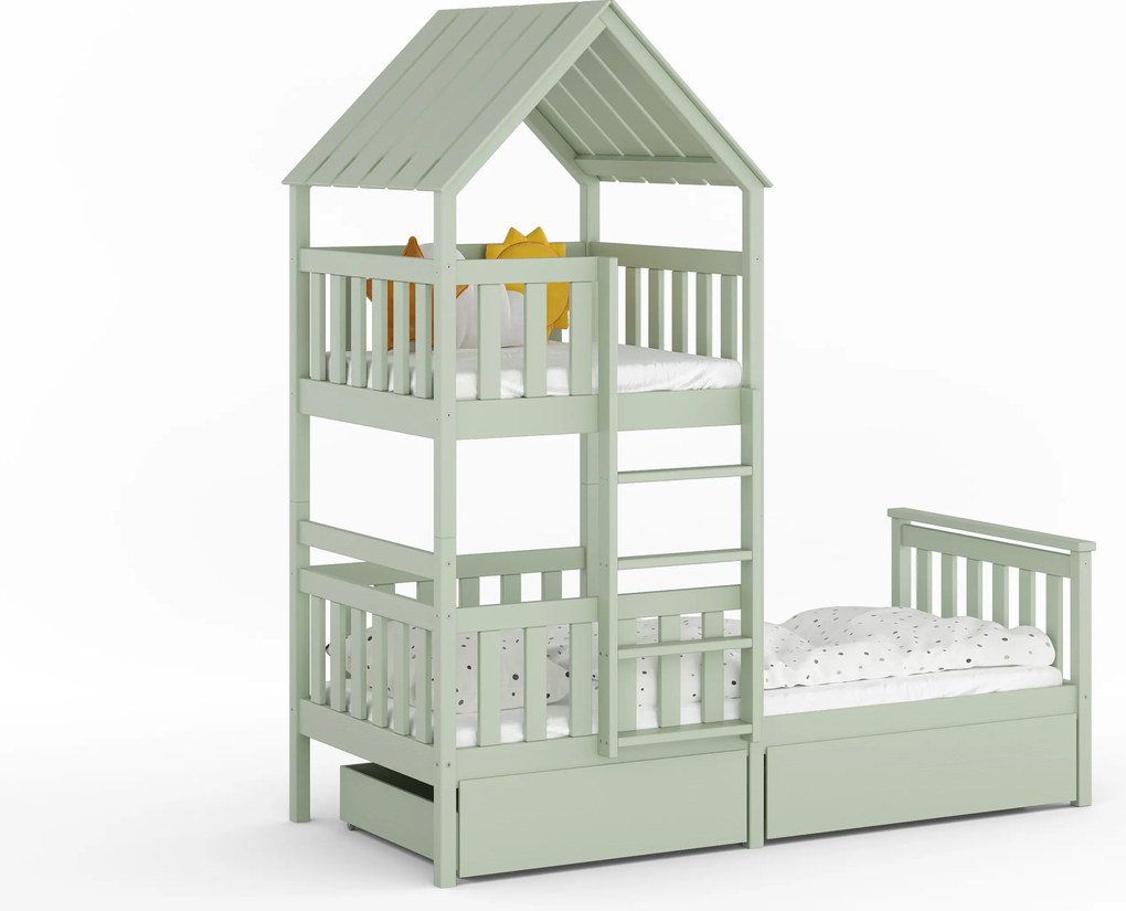 Rkids | Patrová postel Villo 90x200 Šalvěj