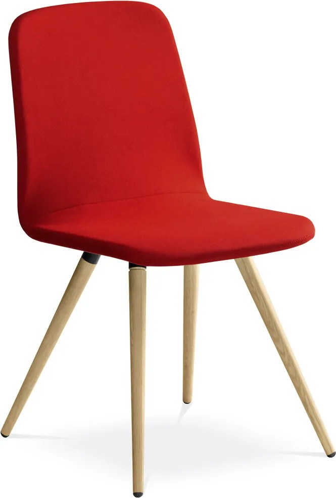Pohodlná konferenční židle Adriana 1, dub / florida F4028, 48x87x57 cm