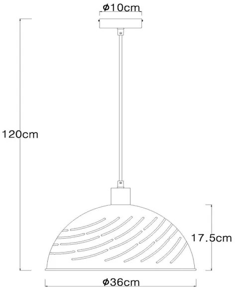 Globo 54660H - Lustr na lanku LENNA 1xE27/60W/230V