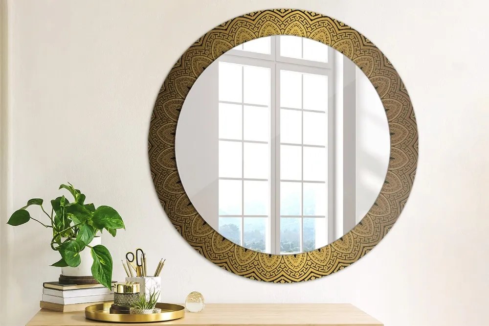 Kulaté dekorativní zrcadlo Řecký ozdoba fi 70 cm
